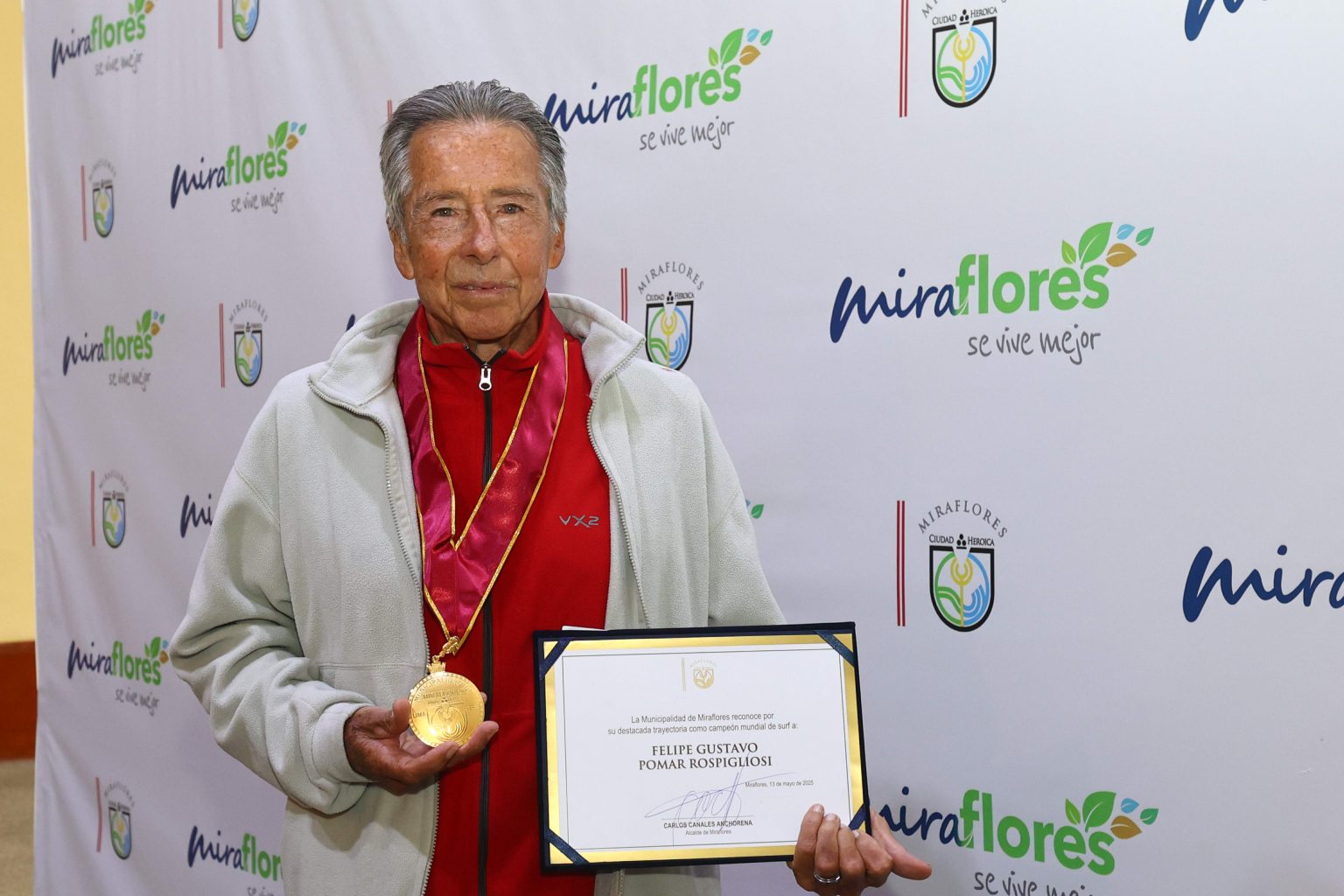 Miraflores reconoce a leyenda peruana Felipe Pomar, primer ...